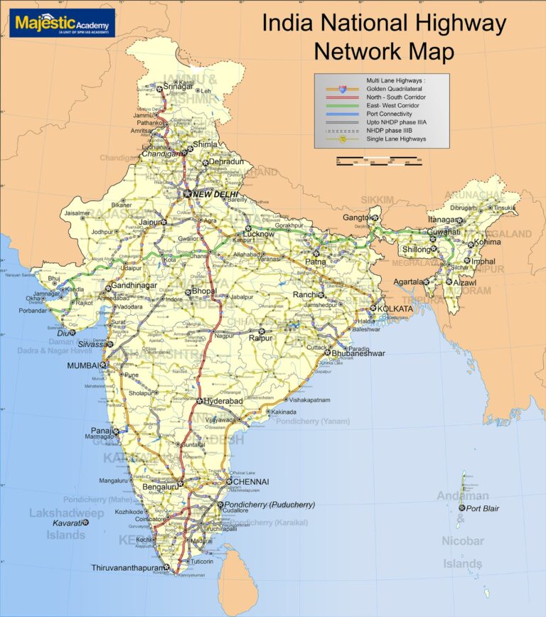 Longest Highways in India 2025 – Top 10 National Highways List, Map ...